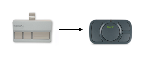 C943 Merlin 3 Button Remote Control DISCONTINUED PRODUCT REPLACEMENT ...